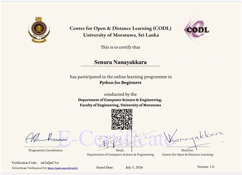 Senura Nanayakkara On Linkedin ️im Thrilled To Share That Ive Earned