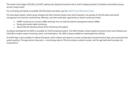Cluster Monitoring And Auditing Dell Powerscale Considerations And Best Practices For Large