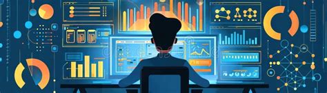 Data Mining Engineer Extracting Patterns Stock Illustration
