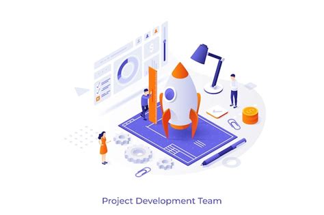 Premium Vector Conceptual Template With Group Of People Preparing