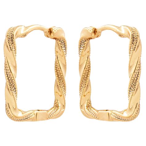 Сережки Xuping лимонна позолота квадратики без каменів 370860 продаж ціна у Києві Сережки