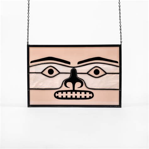 Chilkat Pink Stained Glass Panel Lattimer Gallery