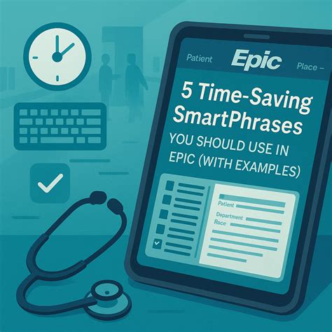 5 Timesaving Smartphrases You Should Use In Epic With Examples By