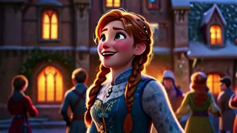 ملكة الثلج آنا والسا يلعبان في الثلج أميرات ديزني Youtube