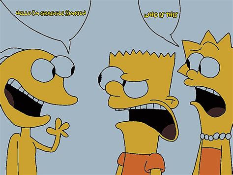 Bart And Lisa Meet Graggle Simpson By Julianthedeivant4748 On Deviantart
