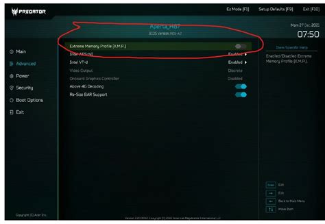 Why Is My BIOS Limited Is There A Way To Unlock The Normal BIOS Menu Predator Orion PO
