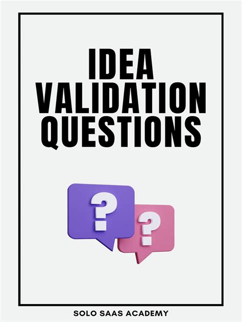 Idea Validation Questions Download Free Pdf Analytics Marketing