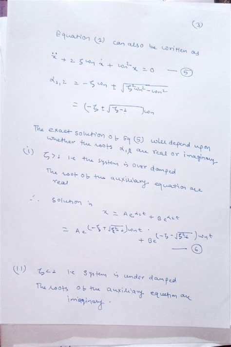 [solved] The Damped Spring Mass System Shown In Figure A Is