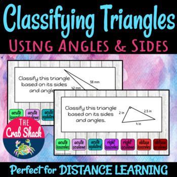 Classifying Triangles Game DIGITAL ACTIVITY Classifying Triangles Digital Activities