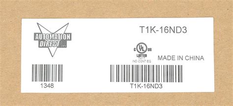 Discrete Input Module 16 Pt 12 24 Vdc Pn T1k 16nd3 Automationdirect