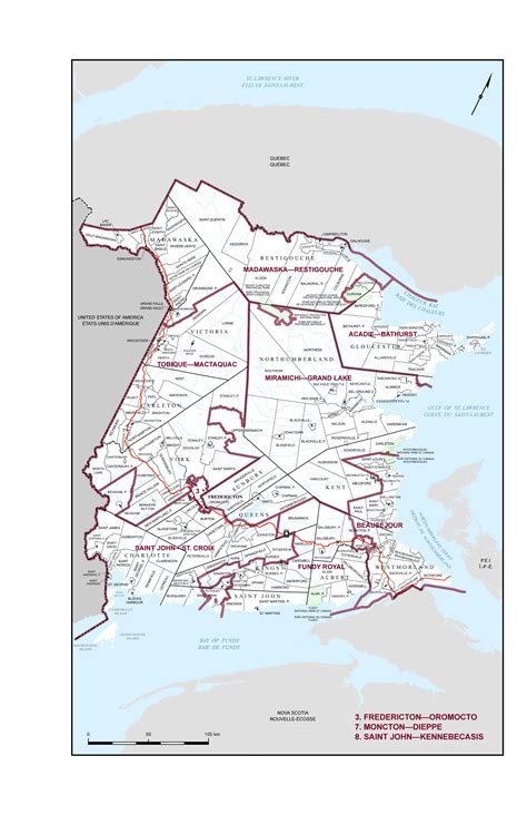 New Brunswick Maps And Boundary Descriptions 2023 Representation Orders Elections Canada