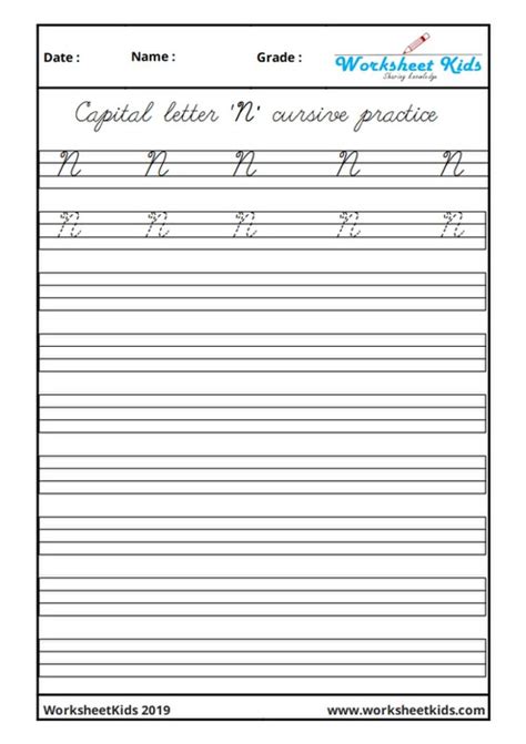 Capital Cursive Letters Alphabet