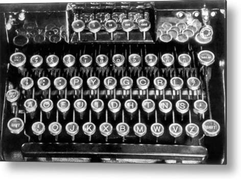 Typewriter Keys Layout