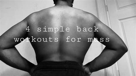 4 Basic Back Exercises Youtube