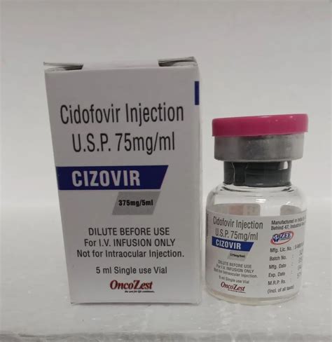 Cidofovir Injection 375 Mg At ₹ 35000piece In Mumbai Id 2856675645355