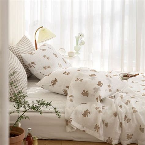 귀여운 아기자기 테디베어 여름 이불 Home deco Bed Home