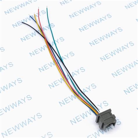 10pcs Lot Rj12 Female Connector 6pin With 6 Wires Grandado