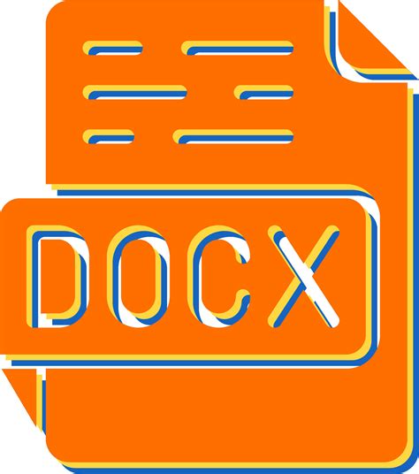 DOCX Vector Icon 40416124 Vector Art At Vecteezy