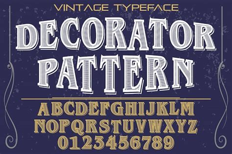 Premium Vector Font Handcrafted Vector Script