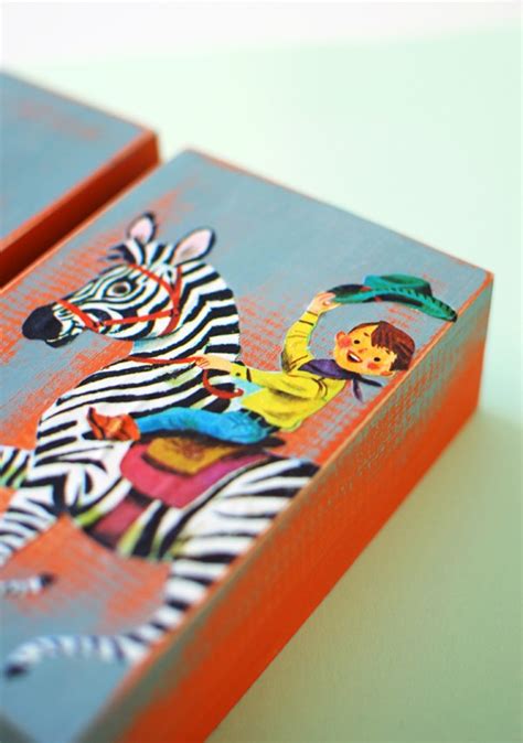 tutorial vintage storybook blocks we are scout