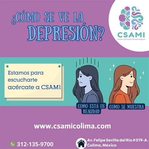 Csami Colima La Depresión Se Ve De Diferentes Formas