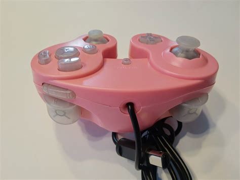 Pink Custom Built Controller For Gamecube With Glow In The Etsy