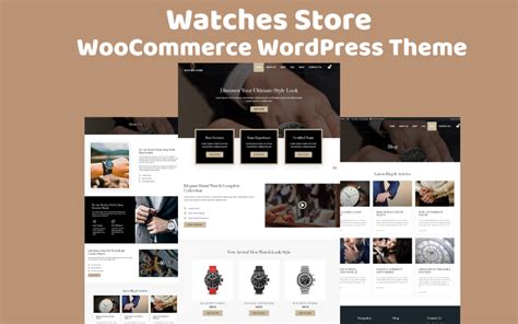 Watches Store Woocommerce Elementor Wordpress Theme