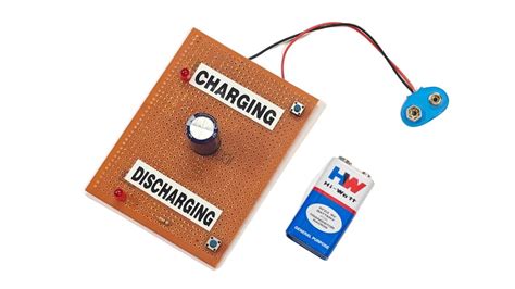 Buy ERH India Mini Charging And Discharging Of Capacitor Science Working Model Education