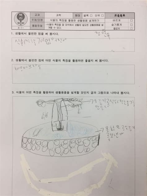 식물의 특징을 활용한 생활용품 설계하기 네이버 블로그
