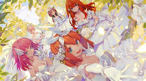 The Quintessential Quintuplets Bride 4k Wallpaper Pixiewall