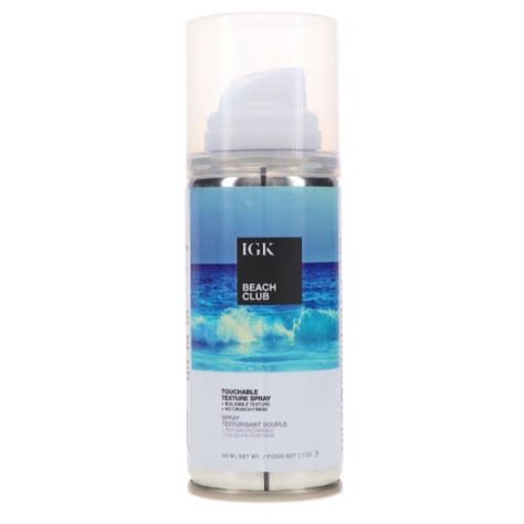 Igk Beach Club Touchable Texture Spray Travel Size 17 Oz Fred Meyer
