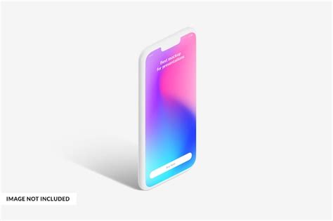 전화 Ui 디자인 목업 프리미엄 Psd 파일