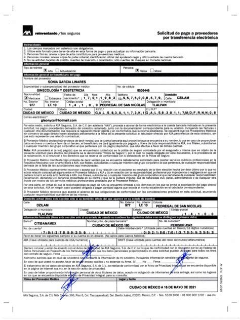 Formato Axa Pdf