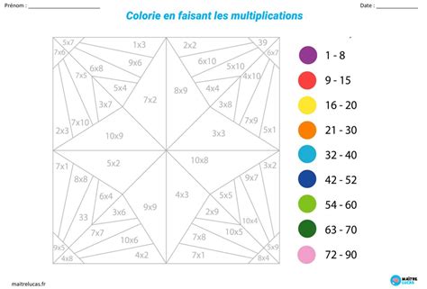 Tables X Exercices Tables De Multiplication Multiplication Table De