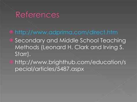 Direct Teaching Method Ppt