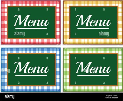 Label Design With Different Colors Stock Vector Image And Art Alamy