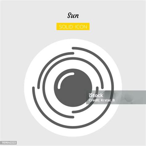 솔리드 아이콘 기호 일기 예보 낮 기후 맑은 고립 된 평면 실루엣 벡터 디자인 0명에 대한 스톡 벡터 아트 및 기타 이미지 0명 개념 계절 Istock