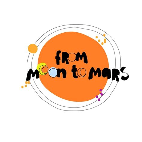 Premium Vector From Moon To Mars Creative Hand Lettering Referring To The Nasa Program Red