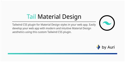 github auriopensource tail material design tailwindcss plugin to add