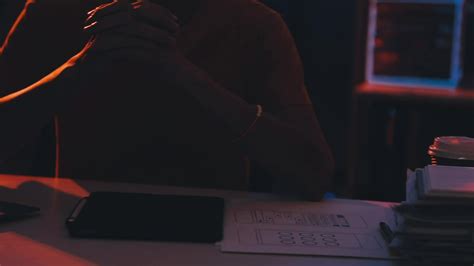 Careful Businesswoman Analyzing Financial Graphs Report On Computer Typing Company Strategy