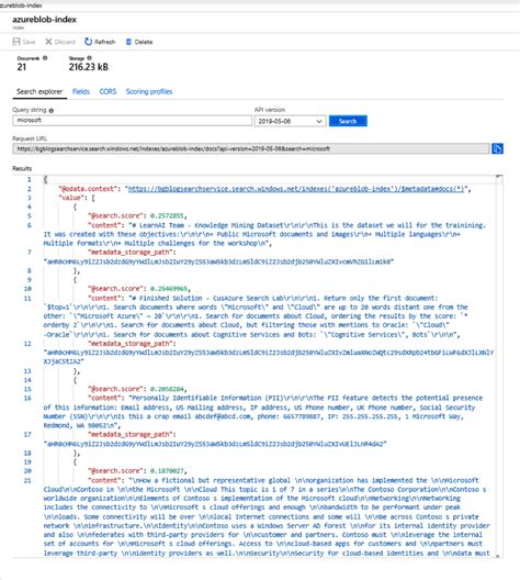 knowledge mining showcase azure search 3cloud
