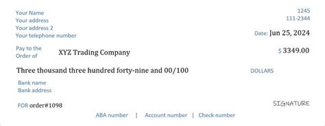 Print A Check On Regular Printer With A Template Daily Calculators