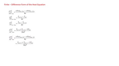 Finite Difference Equation PPTX Physics Science