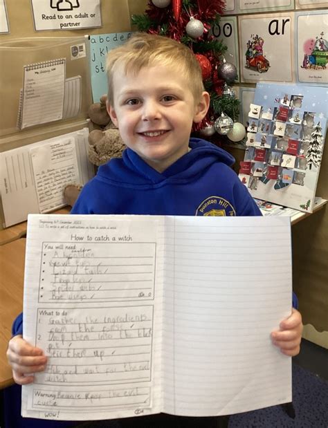 Writing Instructions Year 1 Dunston Hill Community Primary School