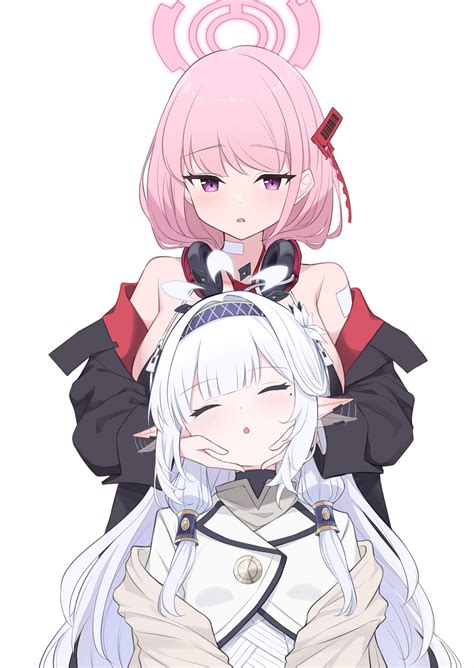 Himari And Eimi Blue Archive Drawn By Rururiiro Danbooru