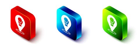 흰색 배경에 격리 된 등색 권투 장갑 아이콘 빨간색 파란색 및 녹색 사각형 버튼 벡터 3차원 형태에 대한 스톡 벡터 아트 및 기타 이미지 3차원 형태 건강한 생활방식