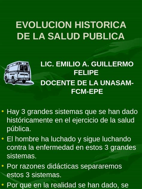 Evolucion Historica De La Salud Publica 2016 I Pdf Medicina Science