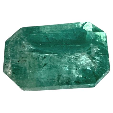 145ct Emerald Cut Non Oiled Emerald Gemstone For Sale At 1stdibs