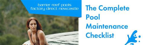 The Complete Pool Maintenance Checklist Newcastle Swimming Pools