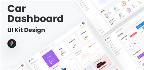 Car Dashboard Ui Design Figma